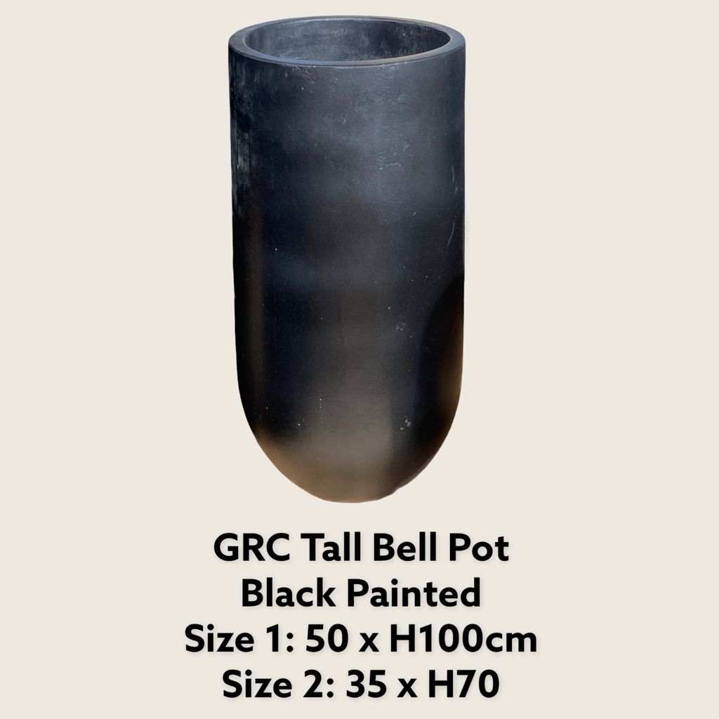GRC Painted Tall Bell Pot | GRC Pots | Pottery – Bottle Tree Cafe ...